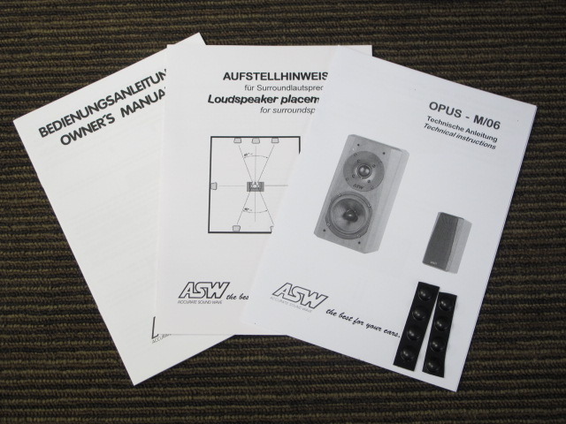 OPUS M/06 ASW - 中古オーディオ 高価買取・販売 ハイファイ堂