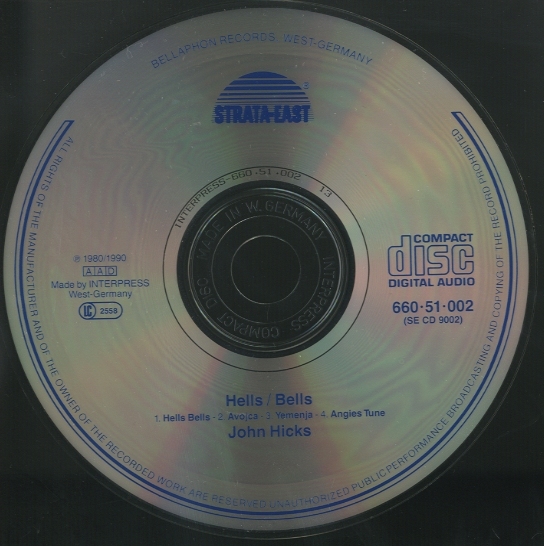 HELLS BELLS/JOHN HICKS JOHN HICKS - 中古オーディオ 高価買取・販売 ハイファイ堂