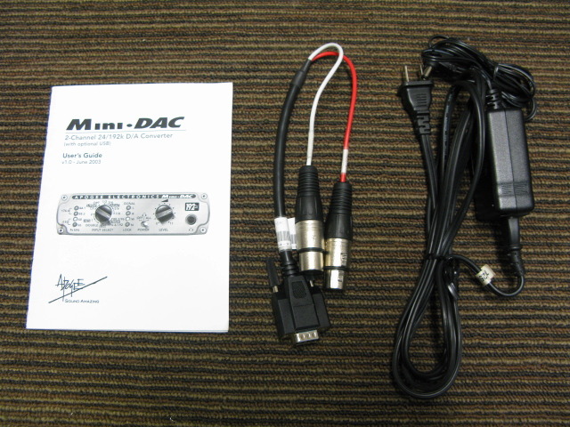 MINI-DAC NO USB APOGEE - 中古オーディオ 高価買取・販売 ハイファイ堂