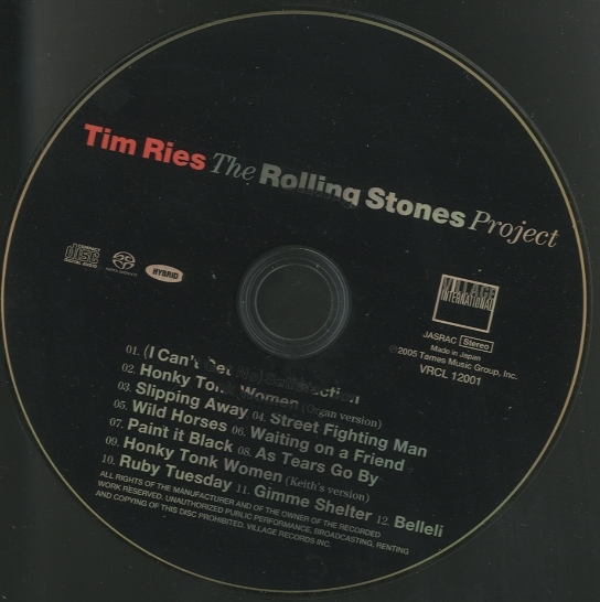 THE ROLLING STONES PROJECT/TIM RIES TIM RIES - 中古オーディオ 高価買取・販売 ハイファイ堂