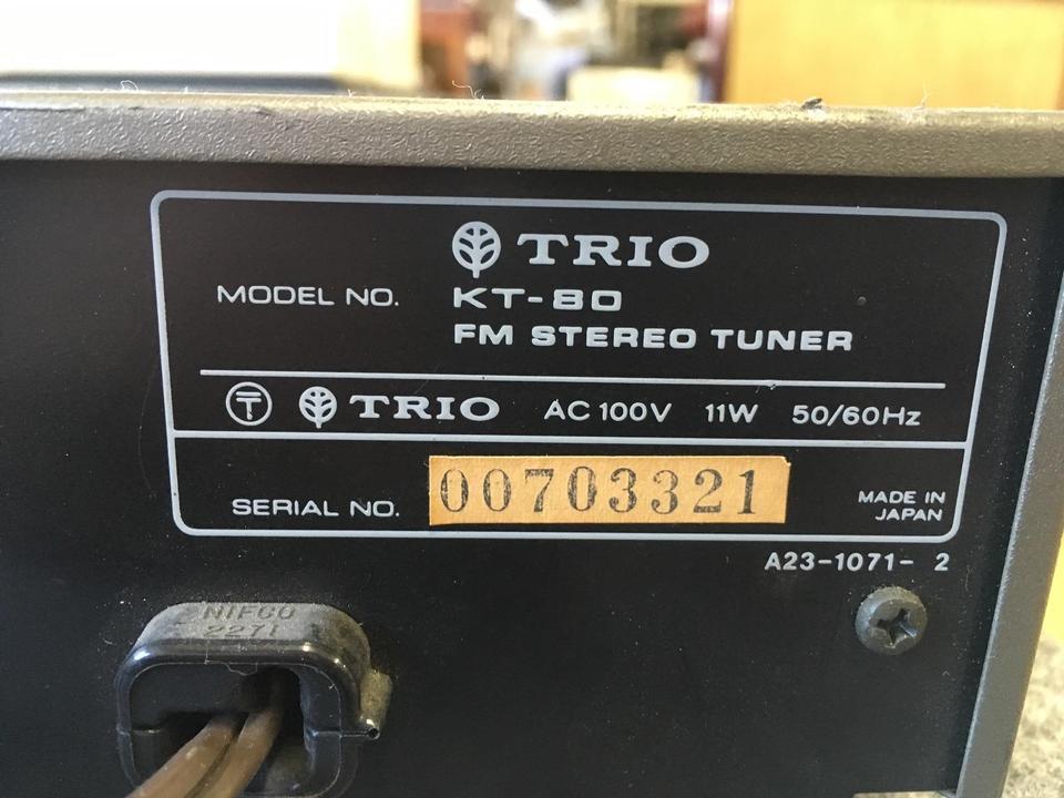 KT-80 TRIO - 中古オーディオ 高価買取・販売 ハイファイ堂