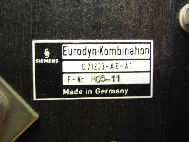 EURODYN SIEMENS - 中古オーディオ 高価買取・販売 ハイファイ堂