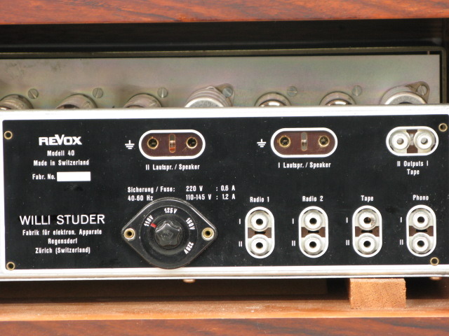 MODEL 40 REVOX - 中古オーディオ 高価買取・販売 ハイファイ堂