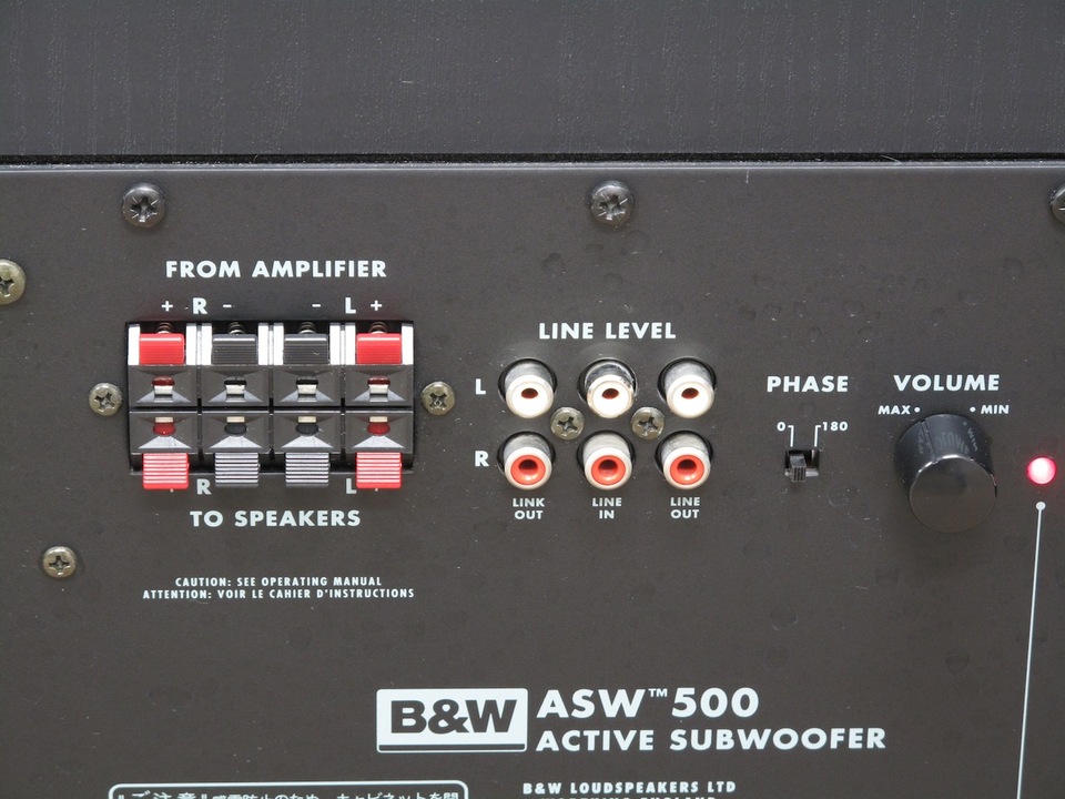 ASW-500 B＆W - 中古オーディオ 高価買取・販売 ハイファイ堂