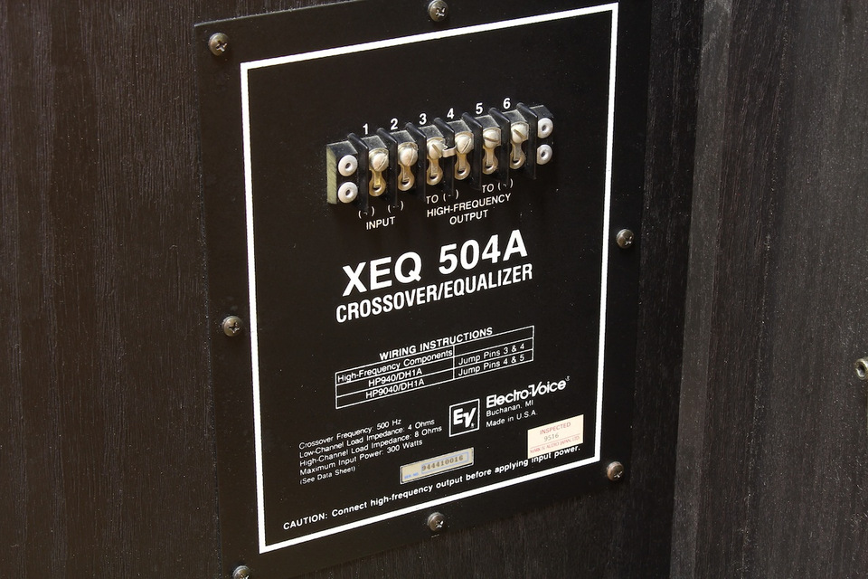 TL-606DW+XEQ504A ELECTRO VOICE - 中古オーディオ 高価買取・販売 ハイファイ堂
