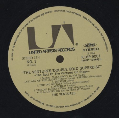 DOUBLE GOLD DISC/THE VENTURES THE VENTURES - 中古オーディオ 高価買取・販売 ハイファイ堂
