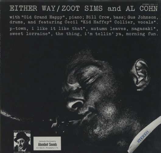 EITHER WAY/AL COHN & ZOOT SIMS AL COHN & ZOOT SIMS - 中古オーディオ 高価買取・販売 ハイファイ堂