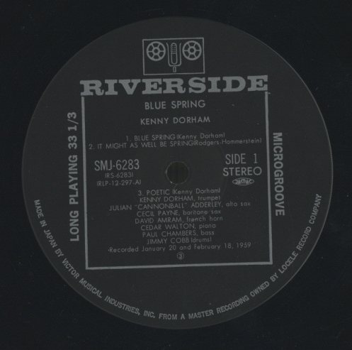 BLUE SPRING/KENNY DORHAM KENNY DORHAM - 中古オーディオ 高価買取・販売 ハイファイ堂