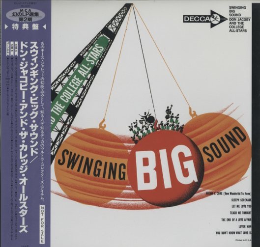 SWINGING BIG SOUND/DON JACOBY AND THE COLLEGE ALL-STARS DON JACOBY - 中古 ...