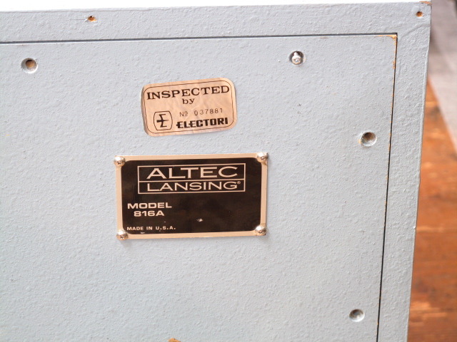 816A ALTEC - 中古オーディオ 高価買取・販売 ハイファイ堂