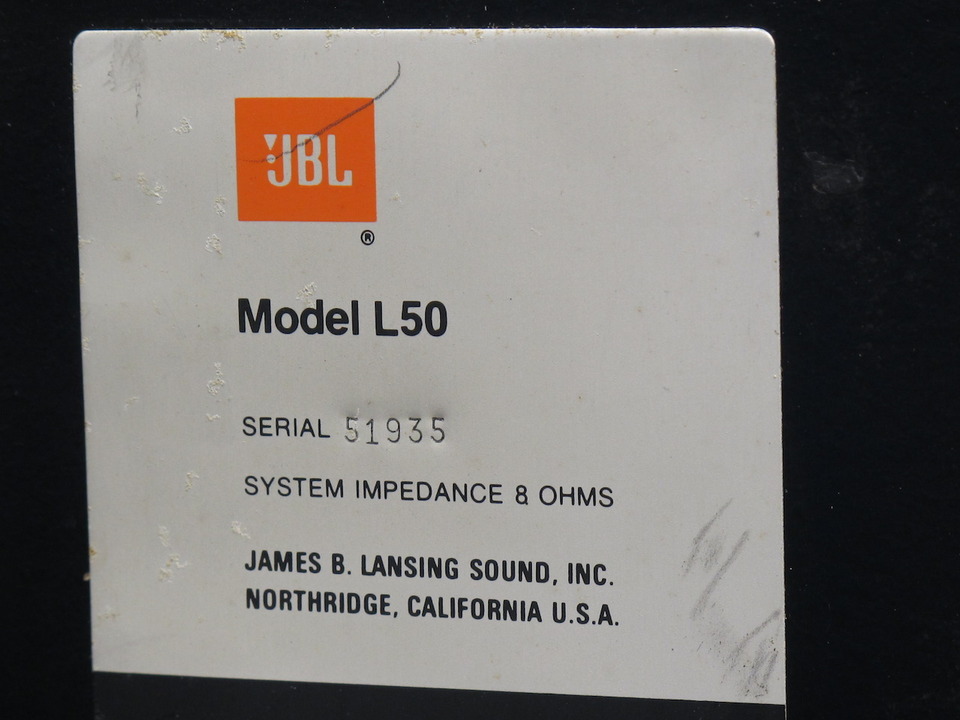 L50 JBL - 中古オーディオ 高価買取・販売 ハイファイ堂