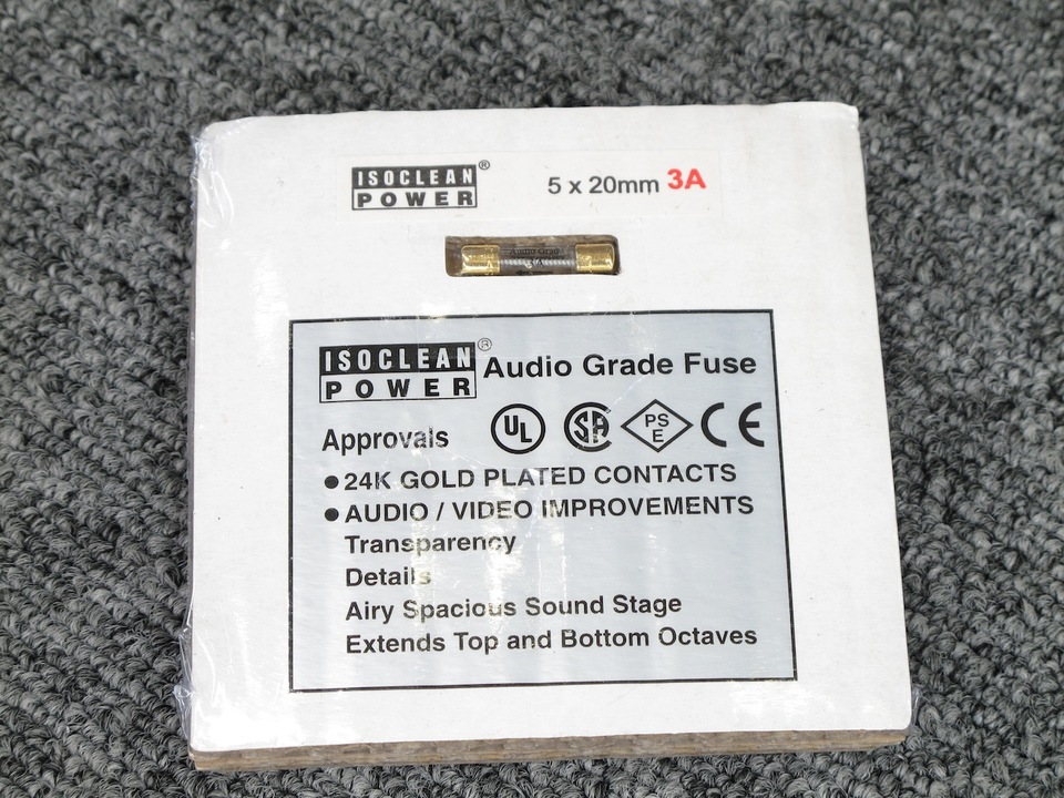 Audio Grade Fuse 3A ISOCLEAN - 中古オーディオ 高価買取・販売 ハイファイ堂