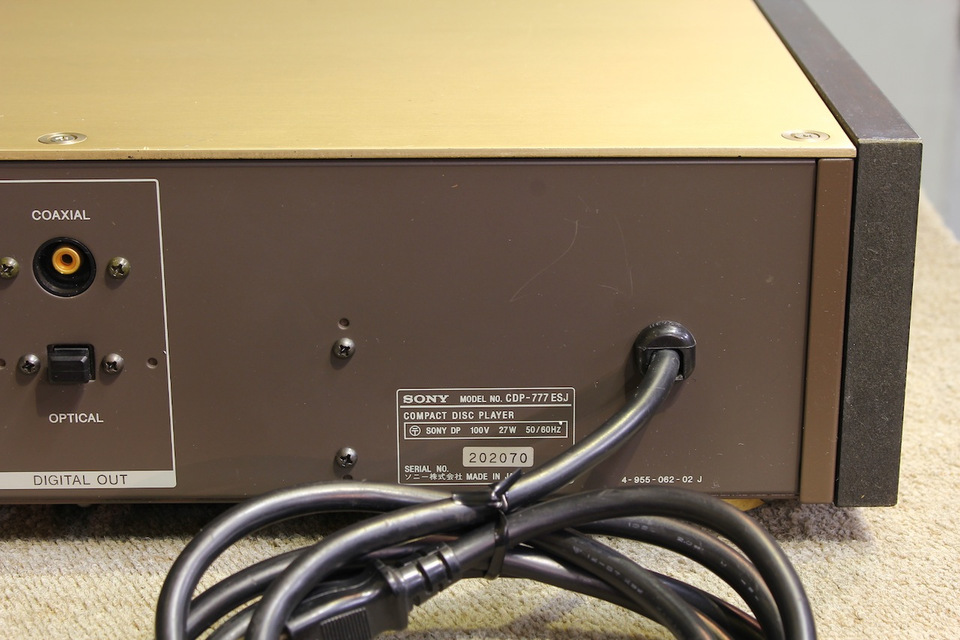 CDP-777ESJ SONY - 中古オーディオ 高価買取・販売 ハイファイ堂