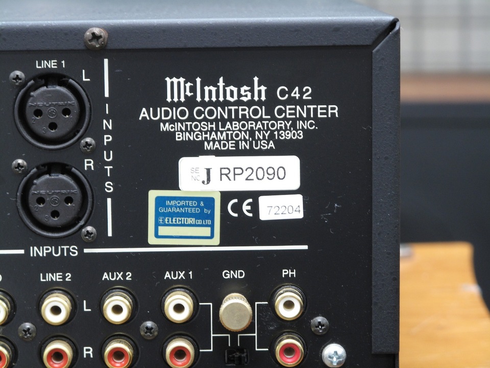 C42 McIntosh - 中古オーディオ 高価買取・販売 ハイファイ堂