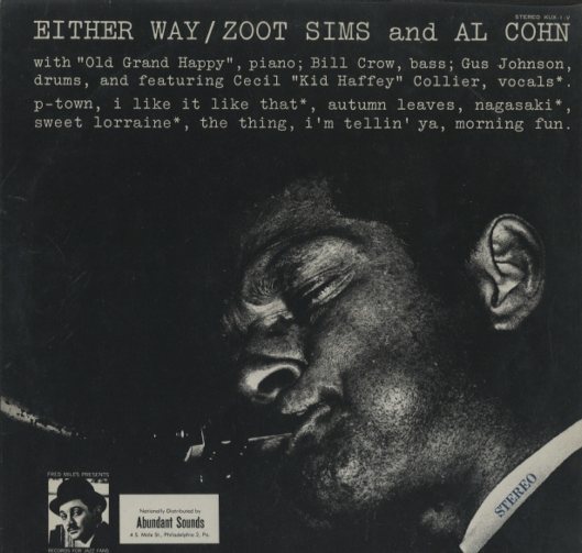 EITHER WAY/AL COHN & ZOOT SIMS AL COHN & ZOOT SIMS - 中古オーディオ 高価買取・販売 ハイファイ堂