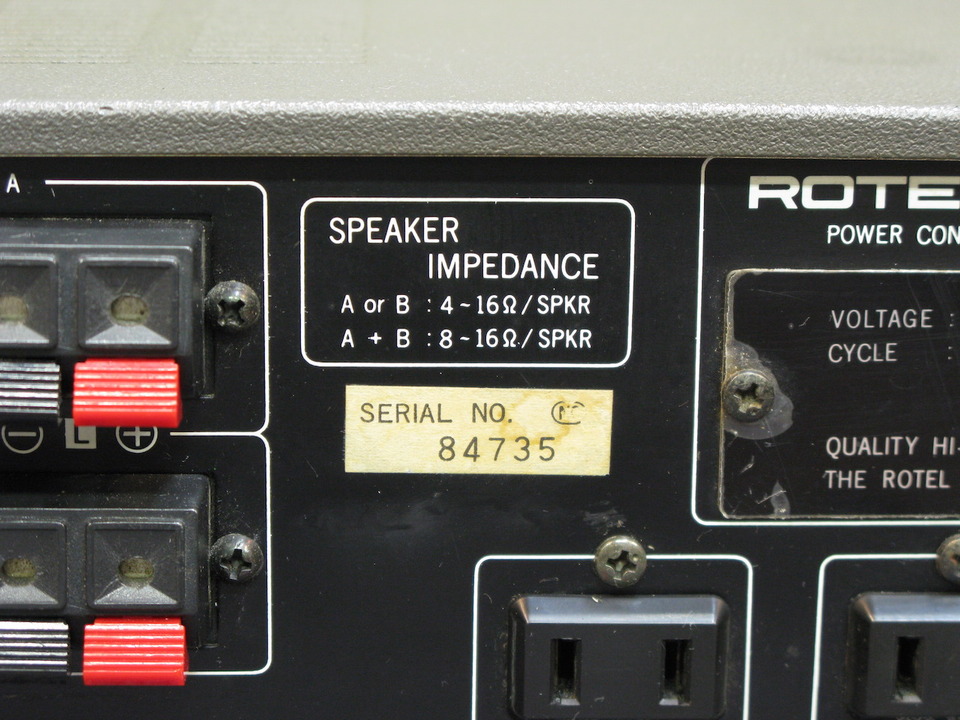 RB-1000 ROTEL - 中古オーディオ 高価買取・販売 ハイファイ堂