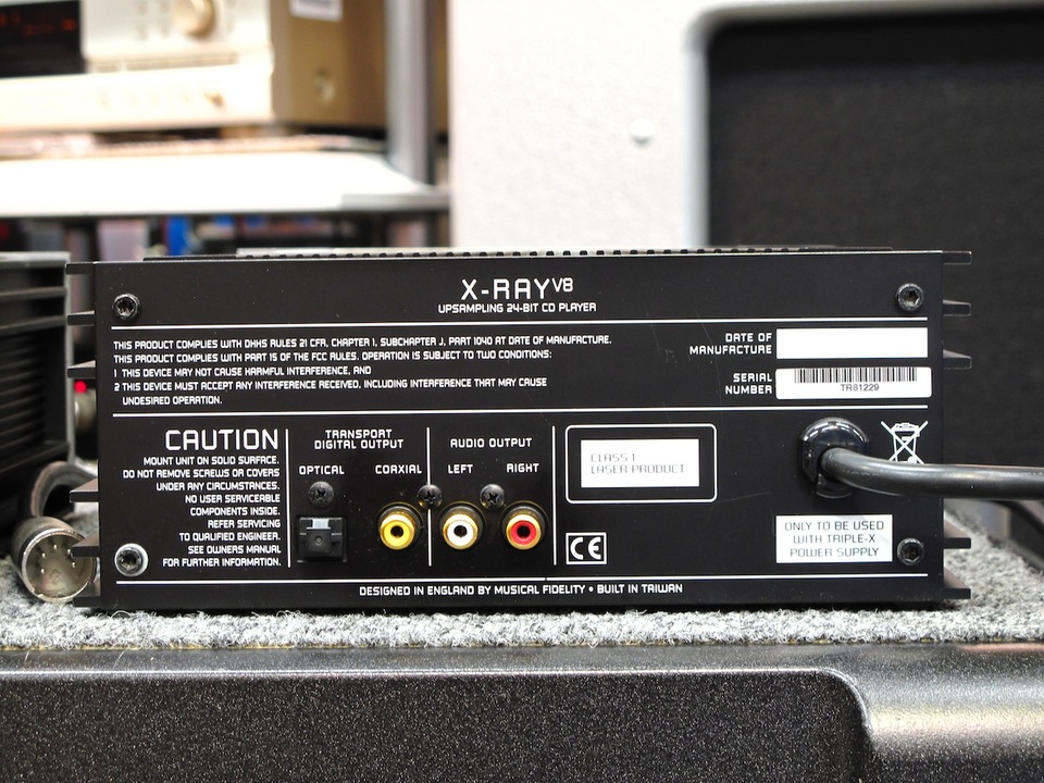 X-RAY V8+TRIPLE X MUSICAL FIDELITY - 中古オーディオ 高価買取・販売 ハイファイ堂