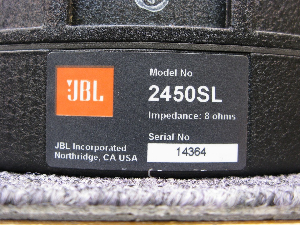 2450SL JBL - 中古オーディオ 高価買取・販売 ハイファイ堂