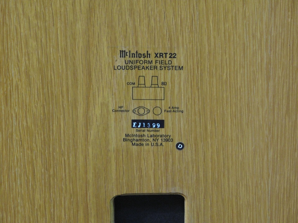 XRT22 McIntosh - 中古オーディオ 高価買取・販売 ハイファイ堂