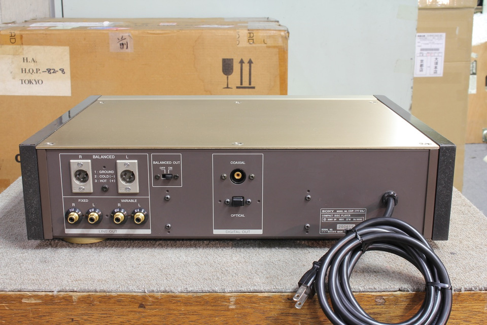 CDP-777ESJ SONY - 中古オーディオ 高価買取・販売 ハイファイ堂