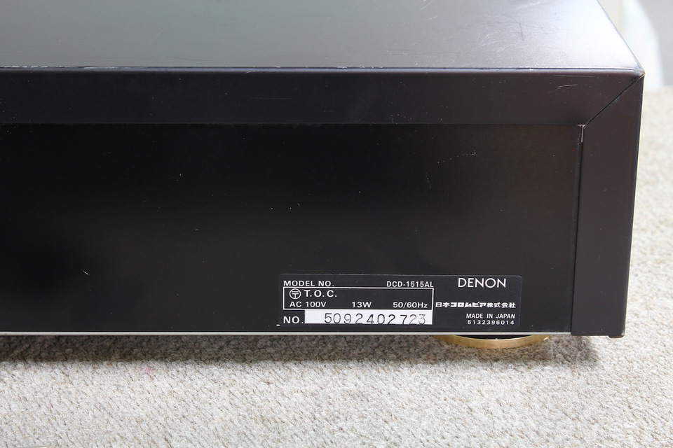 DCD-1515AL DENON - 中古オーディオ 高価買取・販売 ハイファイ堂