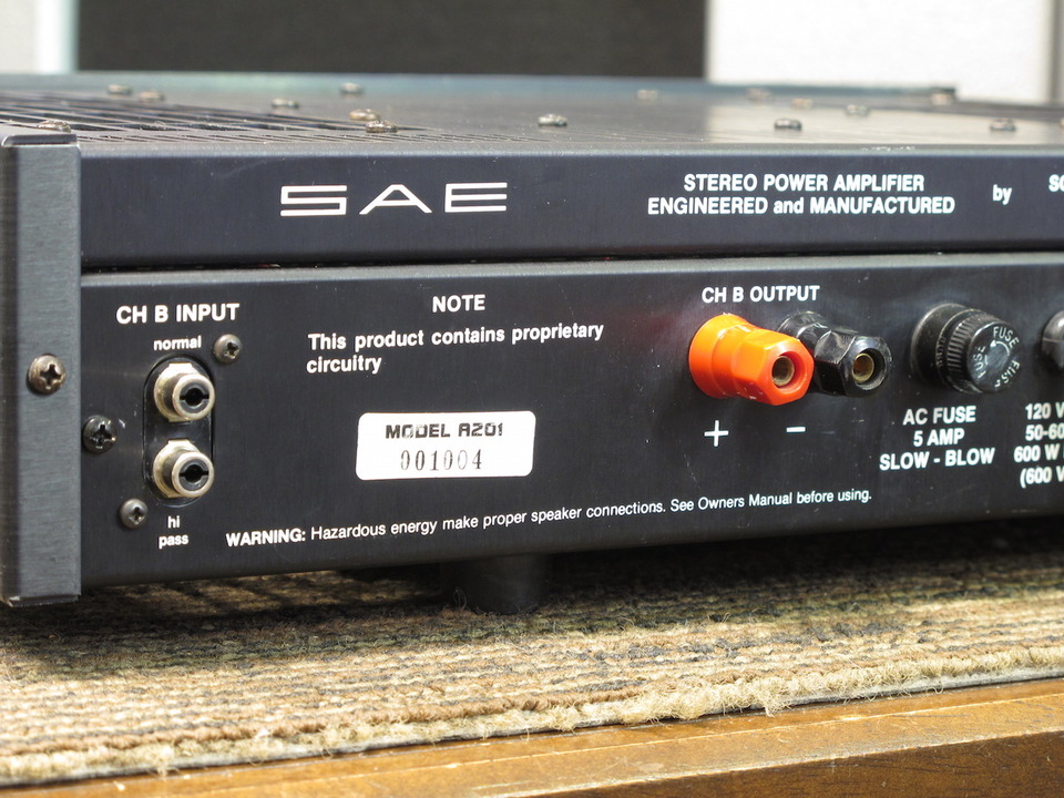 A201 SAE - 中古オーディオ 高価買取・販売 ハイファイ堂