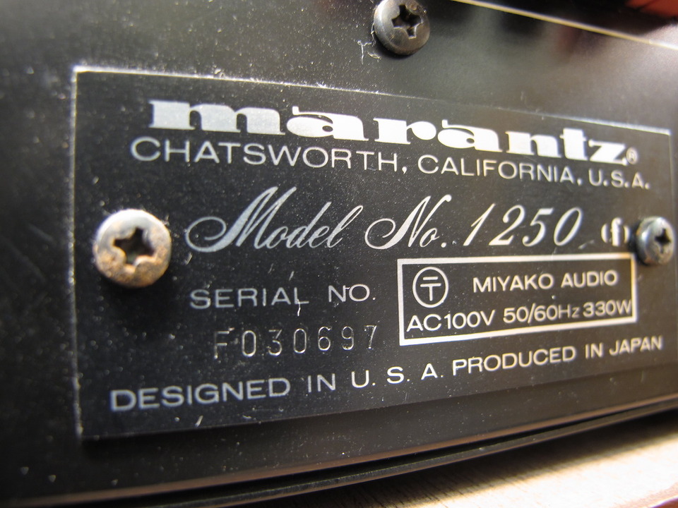 Model 1250 marantz - 中古オーディオ 高価買取・販売 ハイファイ堂