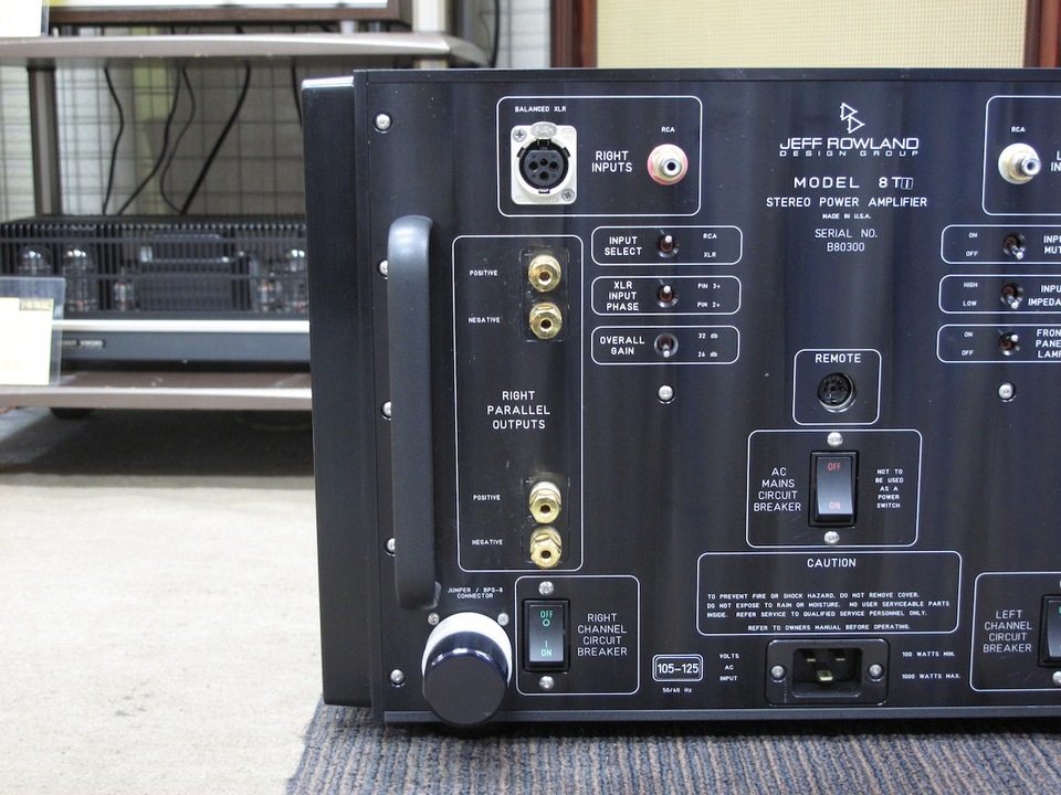 MODEL 8Ti JEFF ROWLAND - 中古オーディオ 高価買取・販売 ハイファイ堂