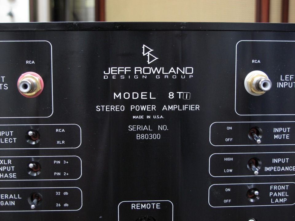 MODEL 8Ti JEFF ROWLAND - 中古オーディオ 高価買取・販売 ハイファイ堂