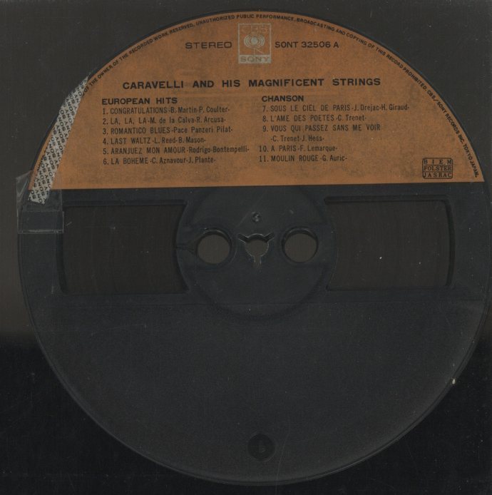 CARAVELLI AND HIS MAGNIFICENT STRINGS カラベリ - 中古オーディオ 高価買取・販売 ハイファイ堂