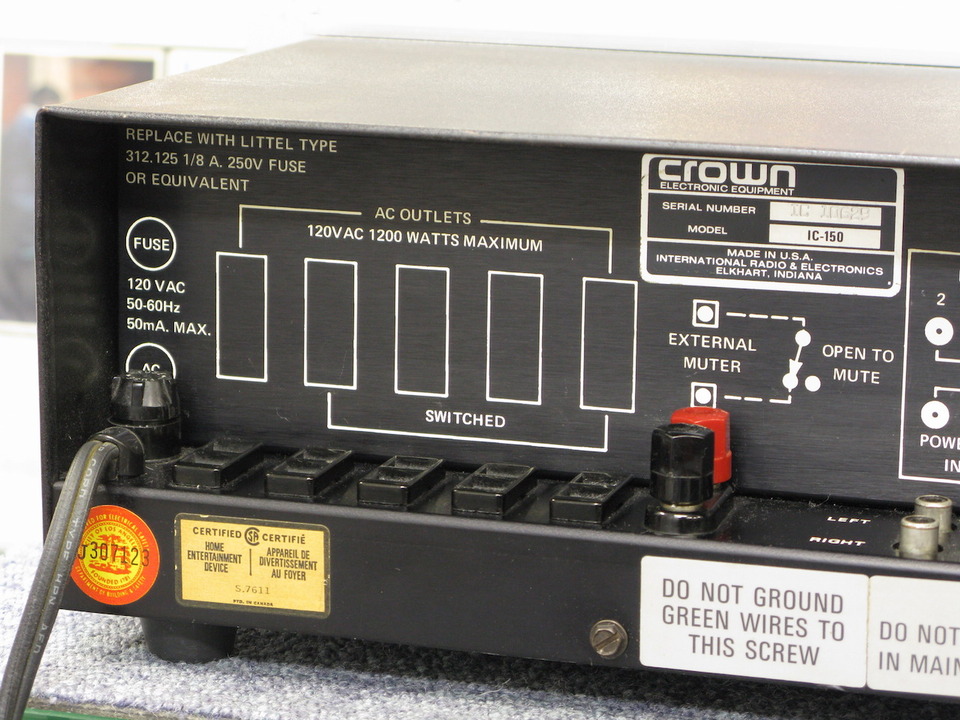 IC-150 CROWN - 中古オーディオ 高価買取・販売 ハイファイ堂