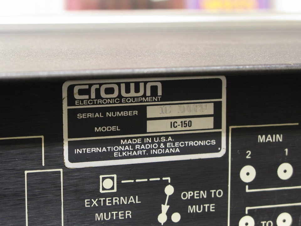 IC-150 CROWN - 中古オーディオ 高価買取・販売 ハイファイ堂