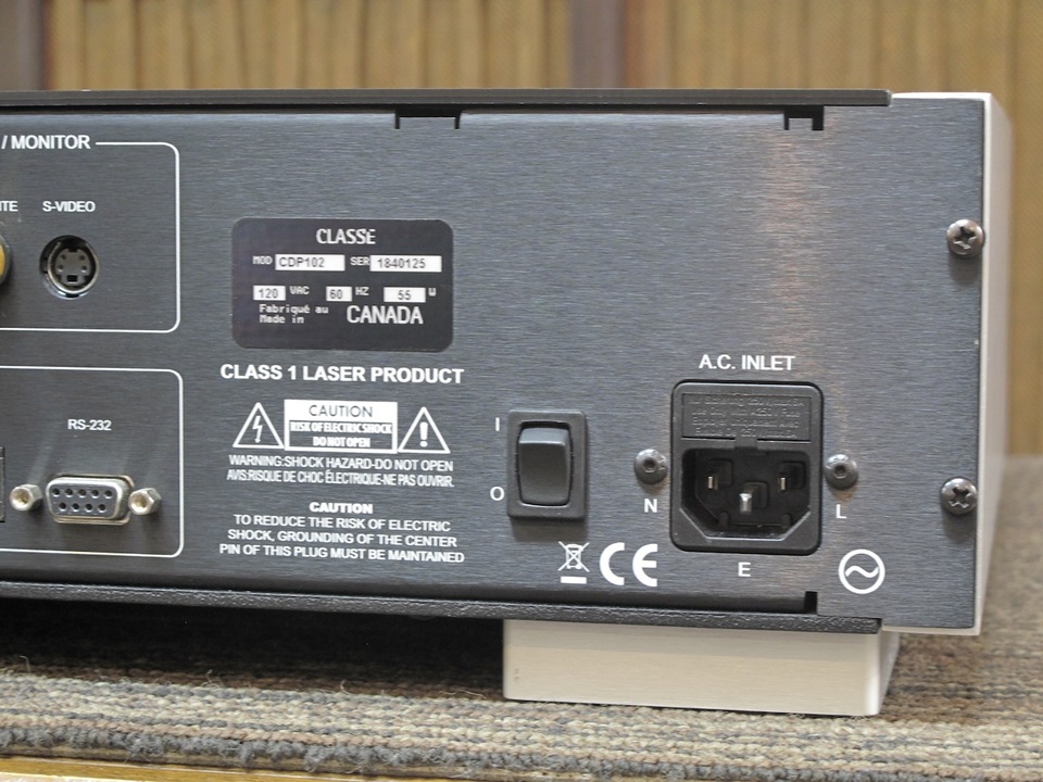 CDP-102 CLASSE - 中古オーディオ 高価買取・販売 ハイファイ堂