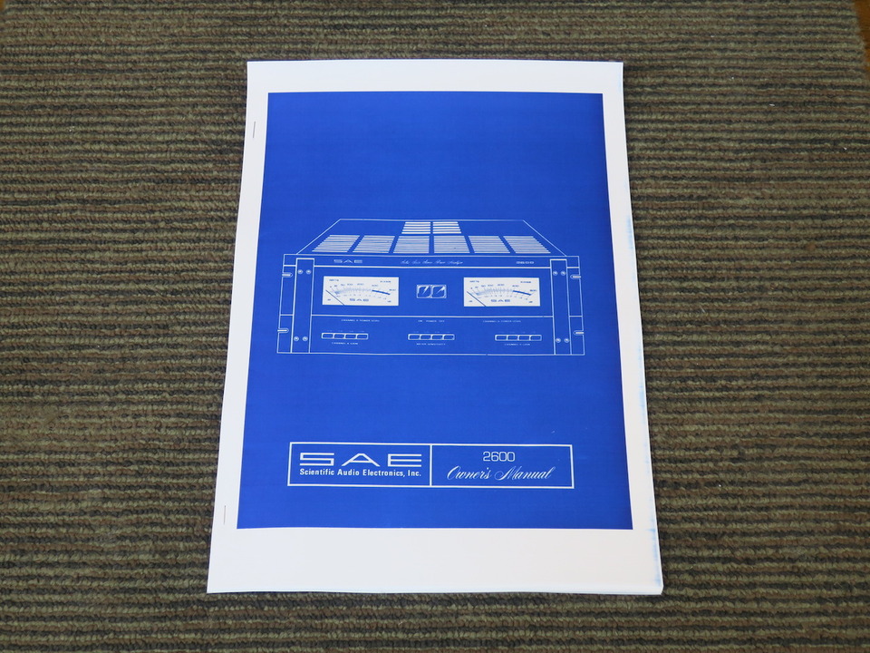 MODEL 2600 SAE - 中古オーディオ 高価買取・販売 ハイファイ堂