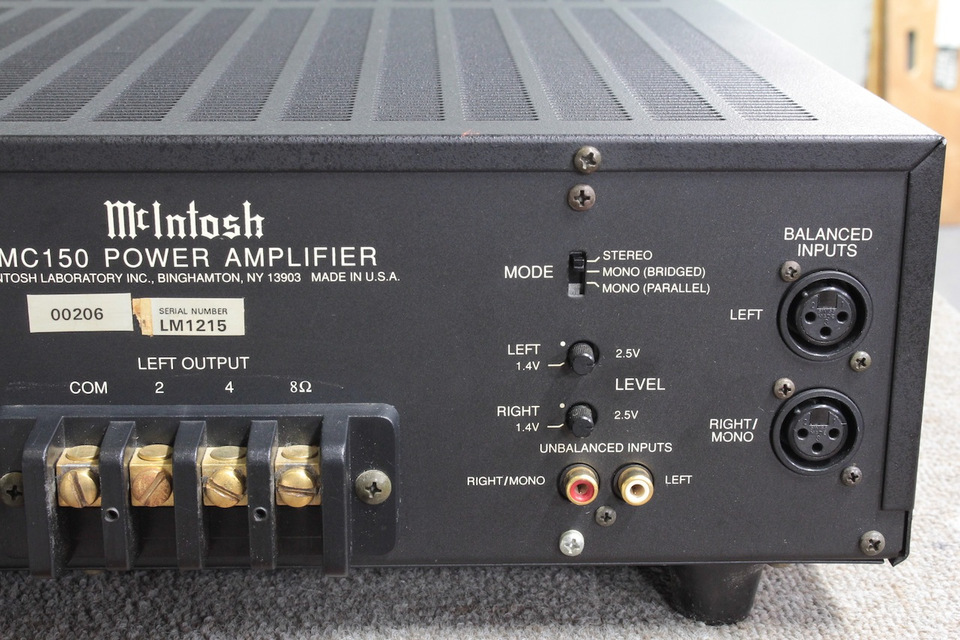 MC150 McIntosh - 中古オーディオ 高価買取・販売 ハイファイ堂