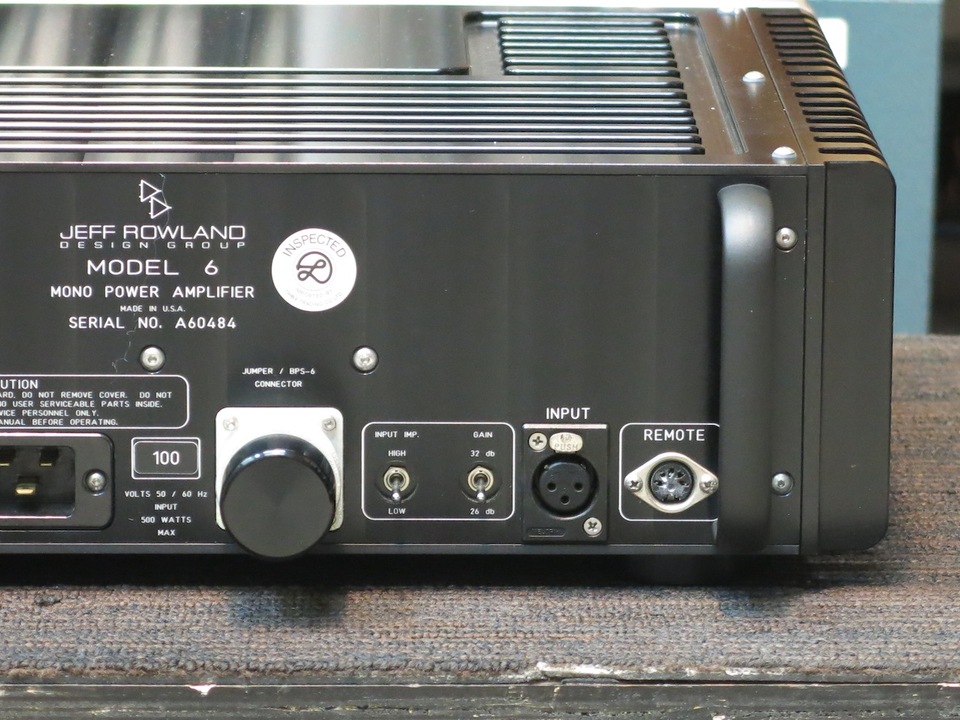 MODEL 6 JEFF ROWLAND - 中古オーディオ 高価買取・販売 ハイファイ堂