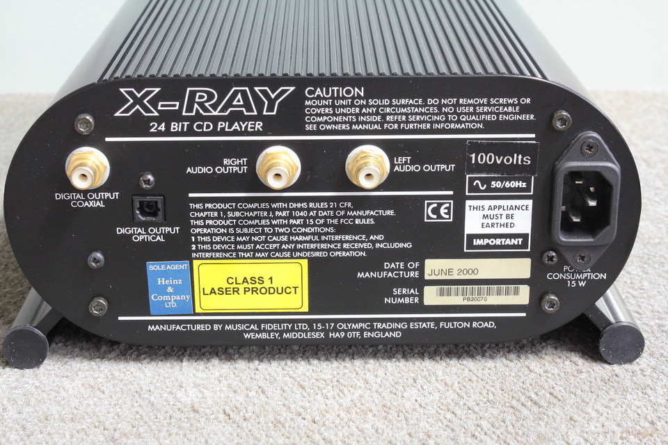 X-RAY MUSICAL FIDELITY - 中古オーディオ 高価買取・販売 ハイファイ堂