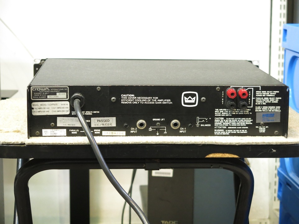 Micro-Tech 600 AMCRON - 中古オーディオ 高価買取・販売 ハイファイ堂