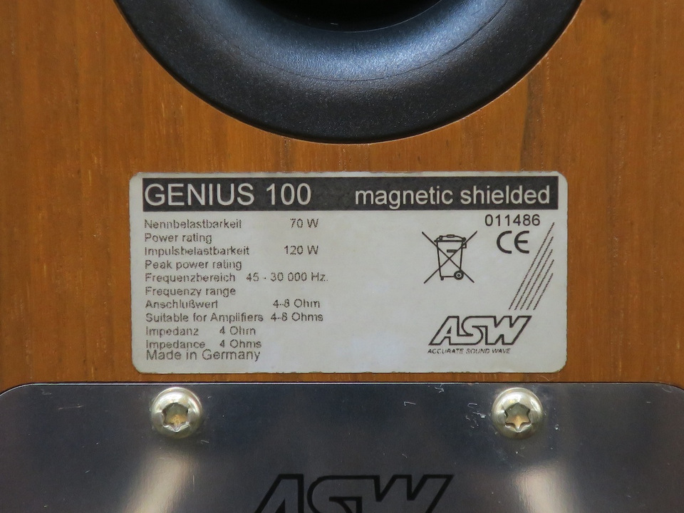 GENIUS 100 ASW - 中古オーディオ 高価買取・販売 ハイファイ堂