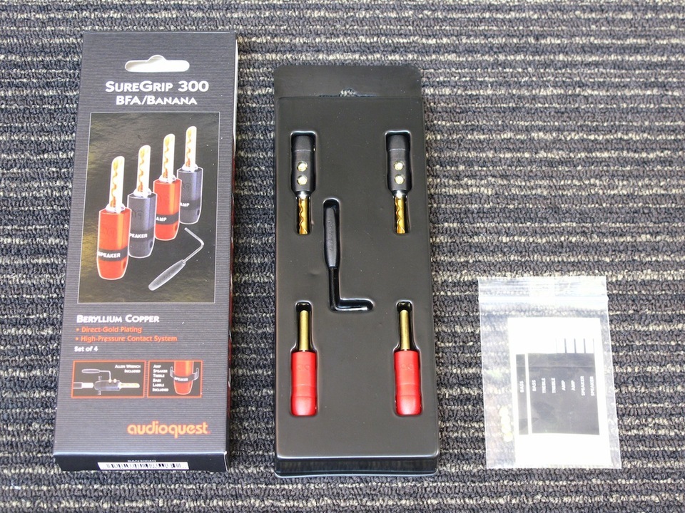 SUREGRIP 300 BFA/BANANA AudioQuest - 中古オーディオ 高価買取・販売 ハイファイ堂
