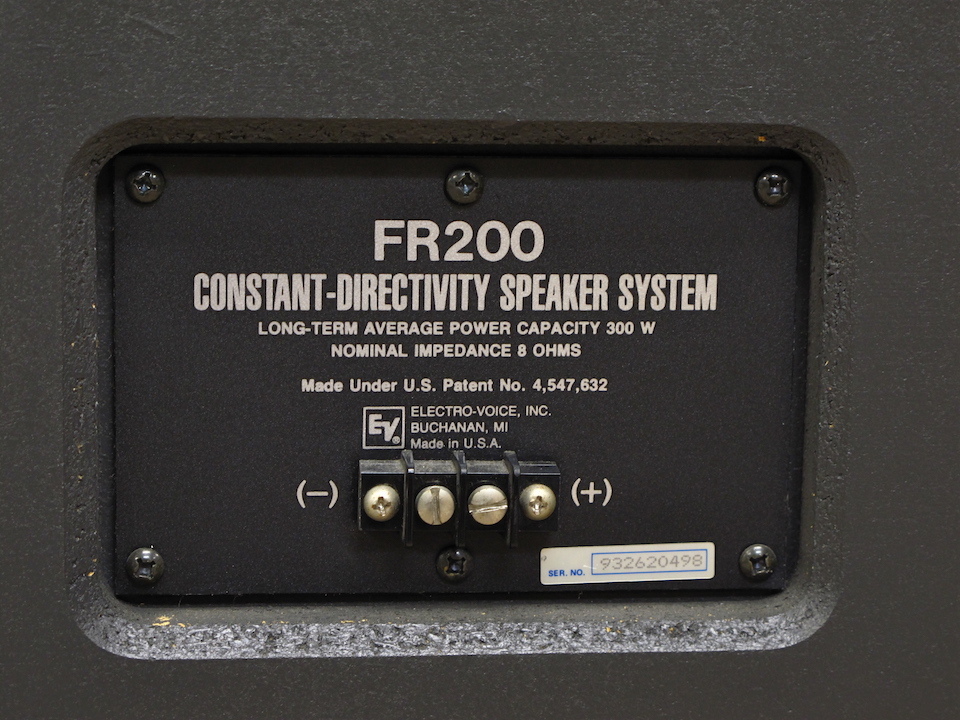 FR200 ELECTRO VOICE - 中古オーディオ 高価買取・販売 ハイファイ堂