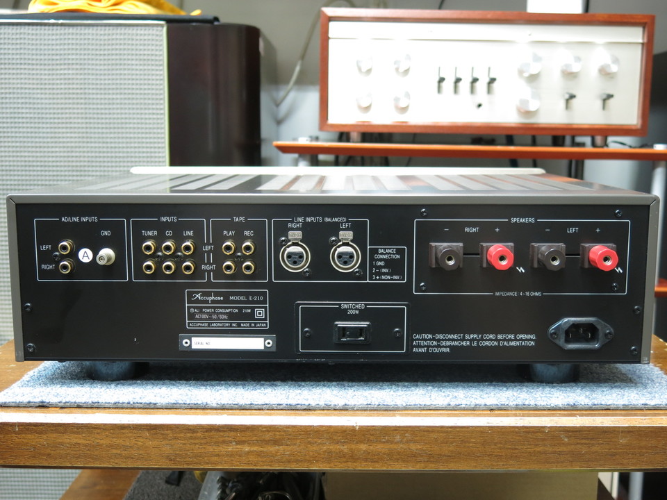 E-210A Accuphase - 中古オーディオ 高価買取・販売 ハイファイ堂