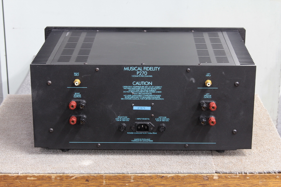 P270-2 MUSICAL FIDELITY - 中古オーディオ 高価買取・販売 ハイファイ堂