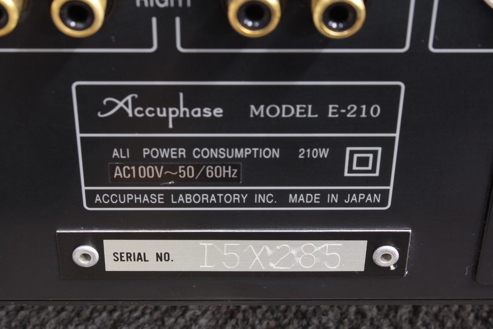 E-210A Accuphase - 中古オーディオ 高価買取・販売 ハイファイ堂