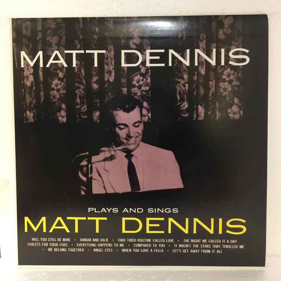 PLAYS AND SINGS MATT DENNIS MATT DENNIS - 中古オーディオ 高価買取・販売 ハイファイ堂