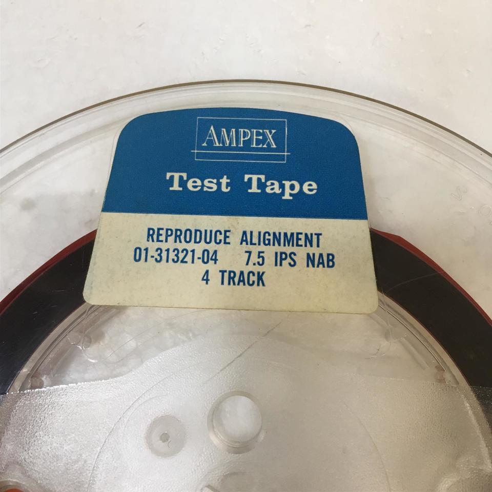 REPRODUCE ALIGNMENT TAPE AMPEX - 中古オーディオ 高価買取・販売 ハイファイ堂