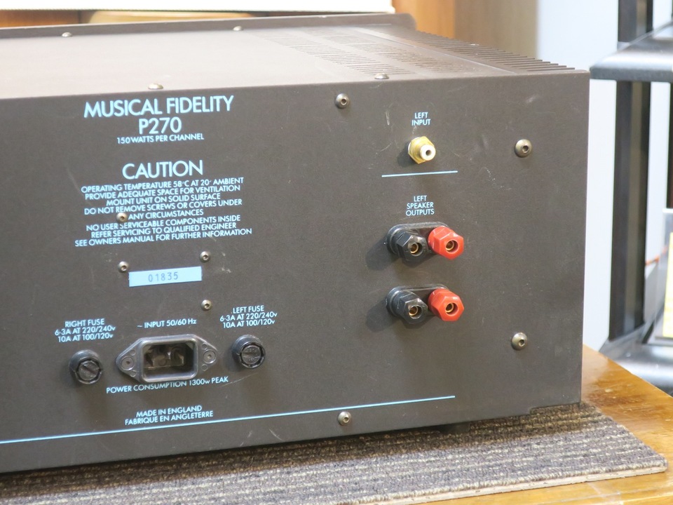 P270-2 Musical Fidelity - 中古オーディオ 高価買取・販売 ハイファイ堂