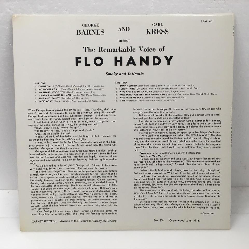 SMOKEY AND INTIMATE/FLO HANDY FLO HANDY - 中古オーディオ 高価買取・販売 ハイファイ堂