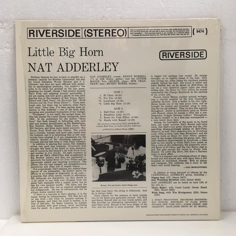 LITTLE BIG HORN/NAT ADDERLEY NAT ADDERLEY - 中古オーディオ 高価買取・販売 ハイファイ堂
