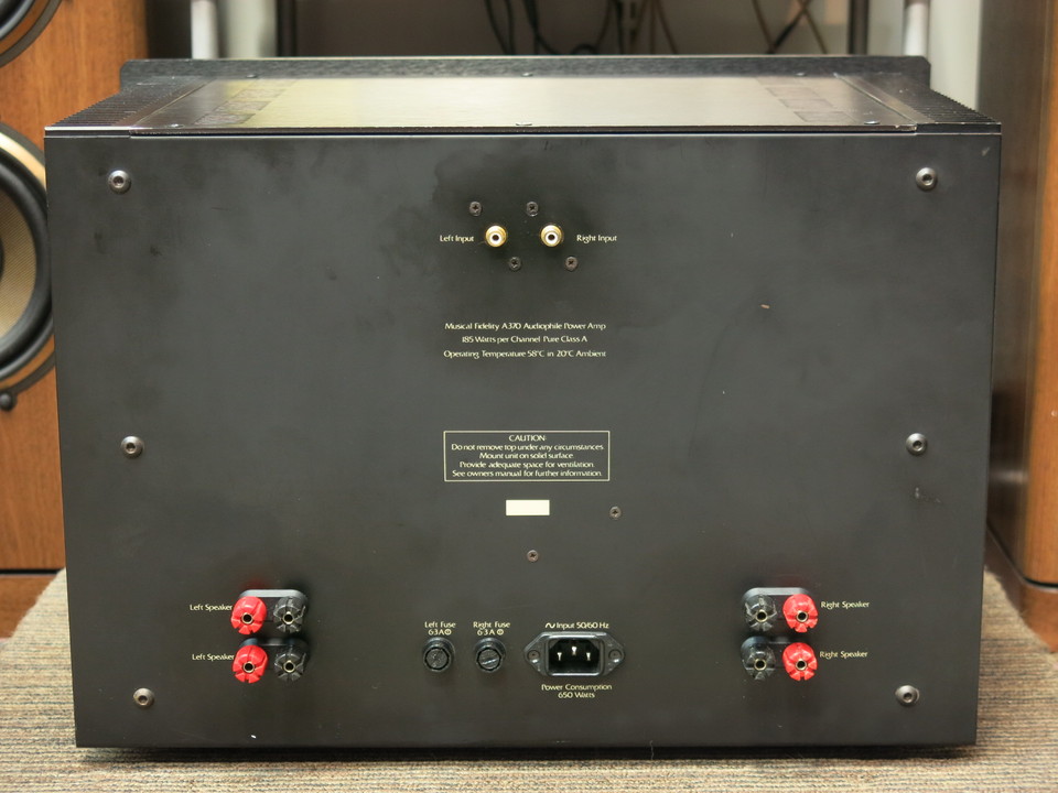 A370 MUSICAL FIDELITY - 中古オーディオ 高価買取・販売 ハイファイ堂